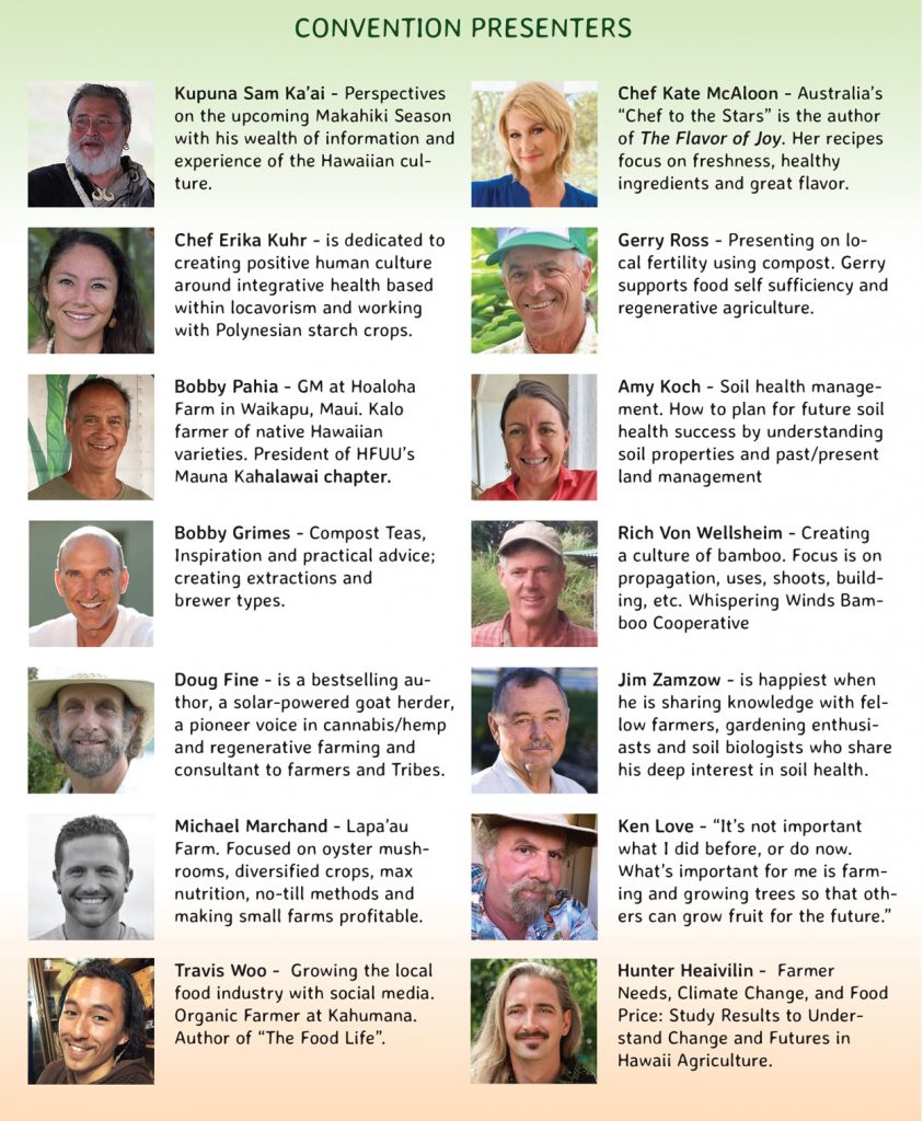 2019 Presenters - Hawaii Farmers Union United